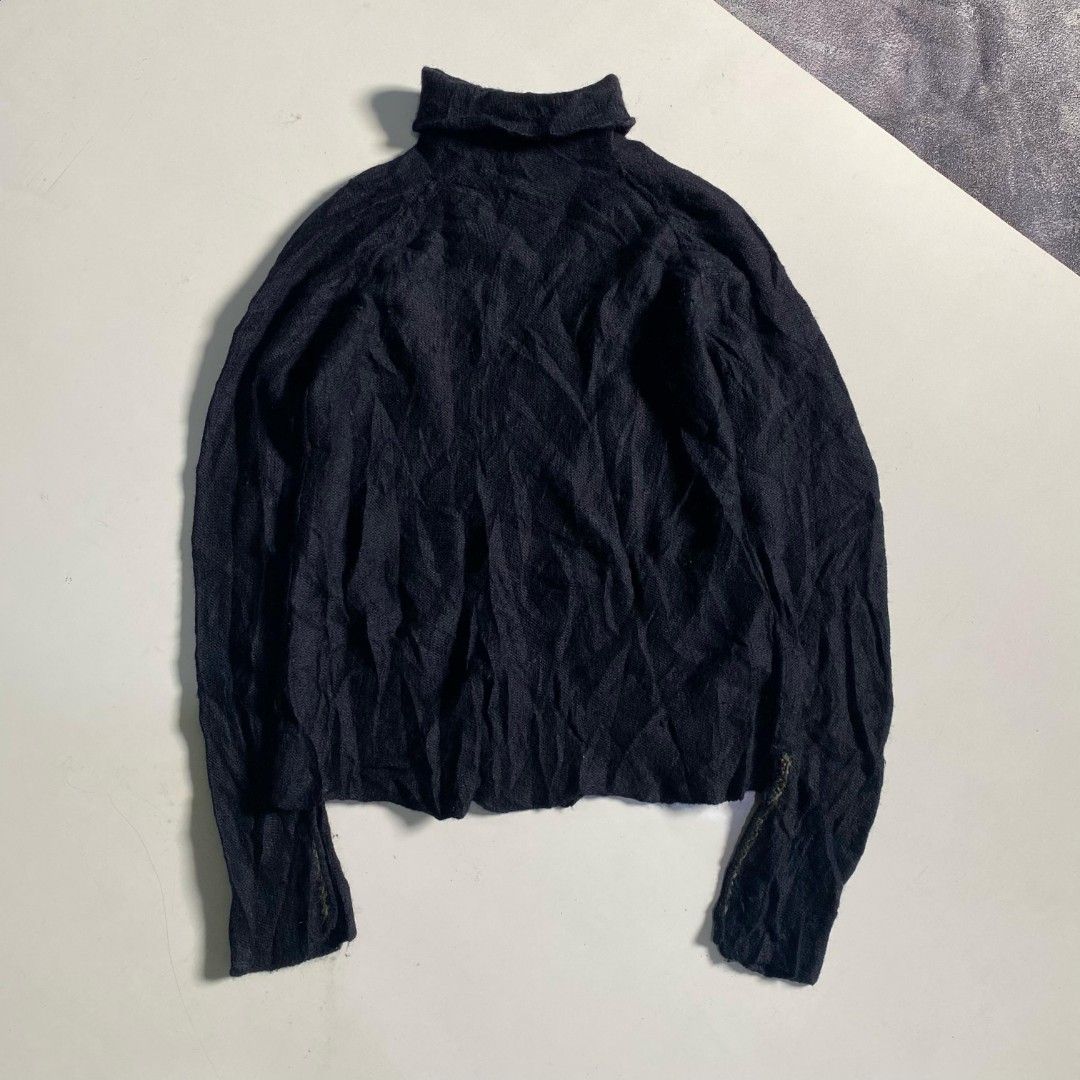Y's yohji yamamoto mockneck knit not dirk bikkembergs ann demeulemeester helmut lang vivienne ...