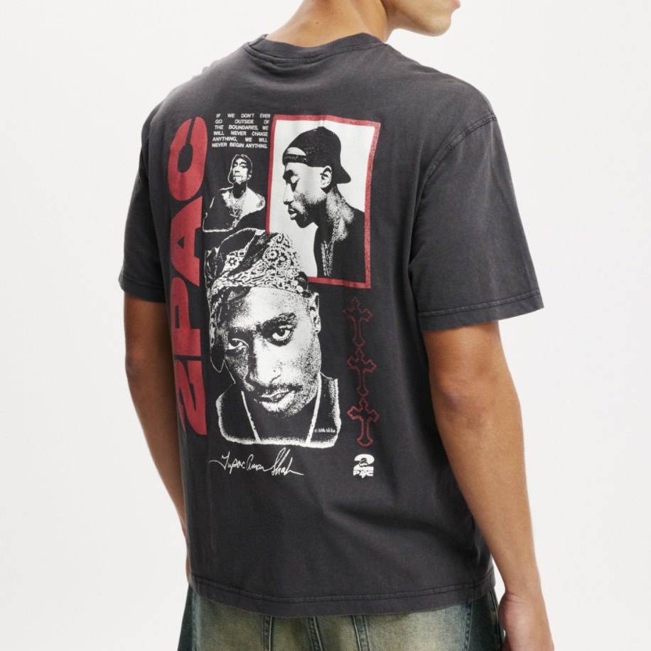 2pac tupac shakur premium loose fit tshirt raptees rapper music hiphop ...