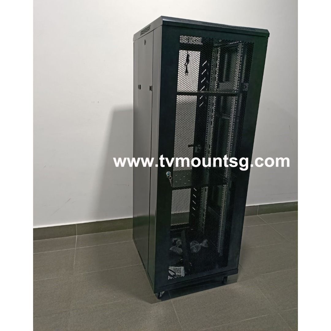 (32U)Server AV rack for Data IT Network equipment with honeycomb front ...