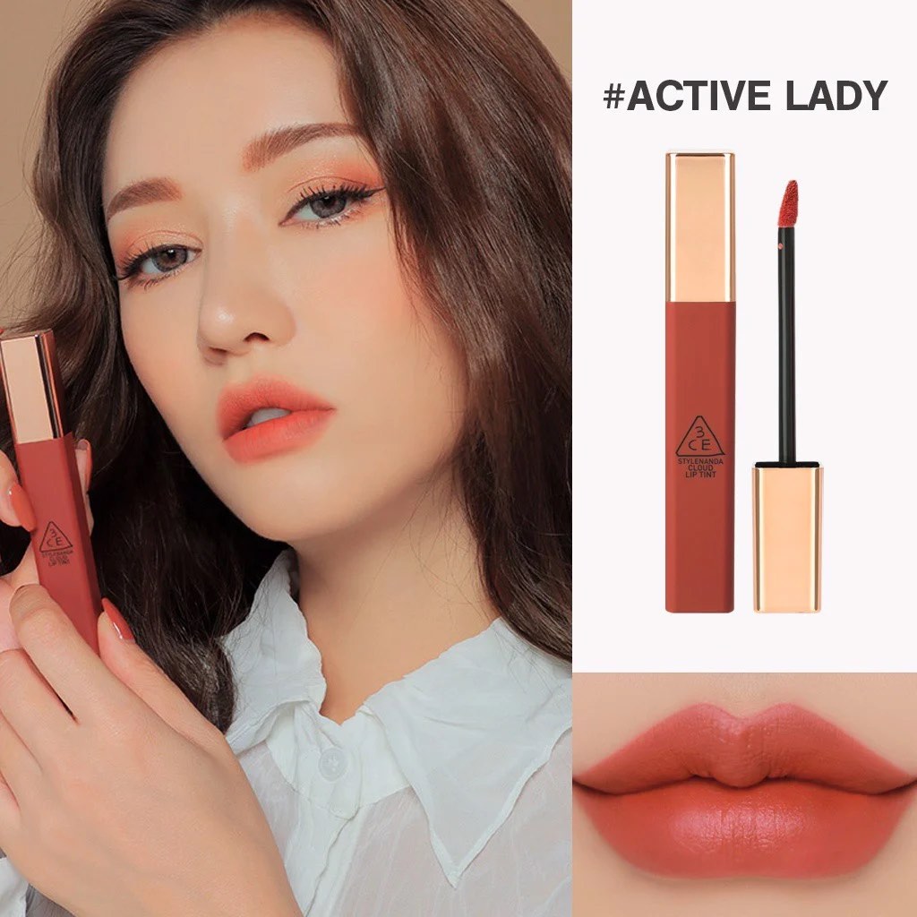 3CE STYLENANDA CLOUD LIP TINT IN ACTIVE LADY, Beauty & Personal Care ...