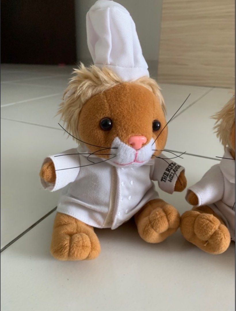 4 Pieces of Vintage Ritz Carlton Hotel Chef Bear Collections, Hobbies ...