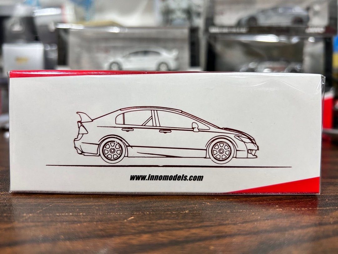 現貨 INNO64 1/64 HONDA CIVIC TYPE-R FD2 JAPAN ONE MAKE RACE IN64-FD2-TR ...