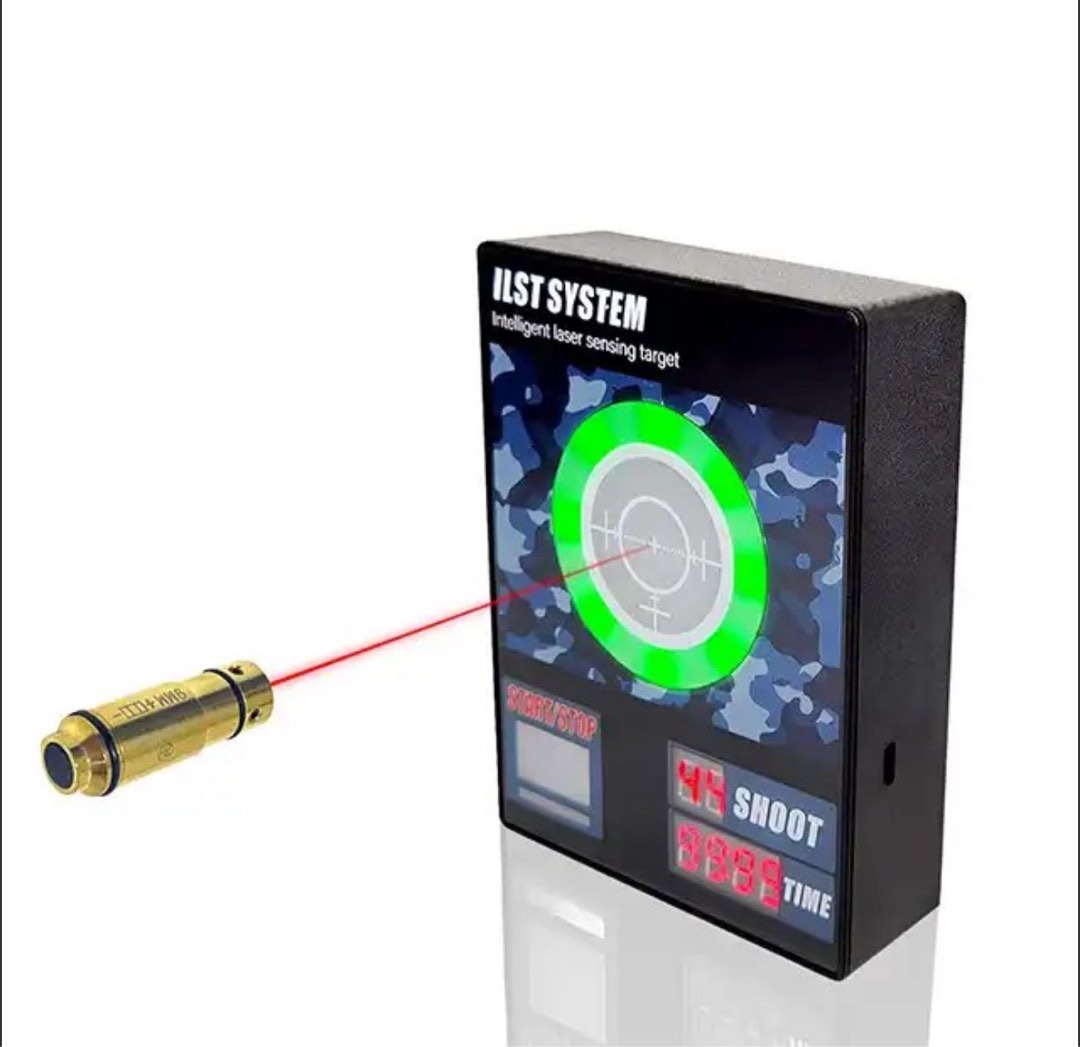 (全新) Laser Sensing Target Laser Trainer Target with Sound and Timer ...