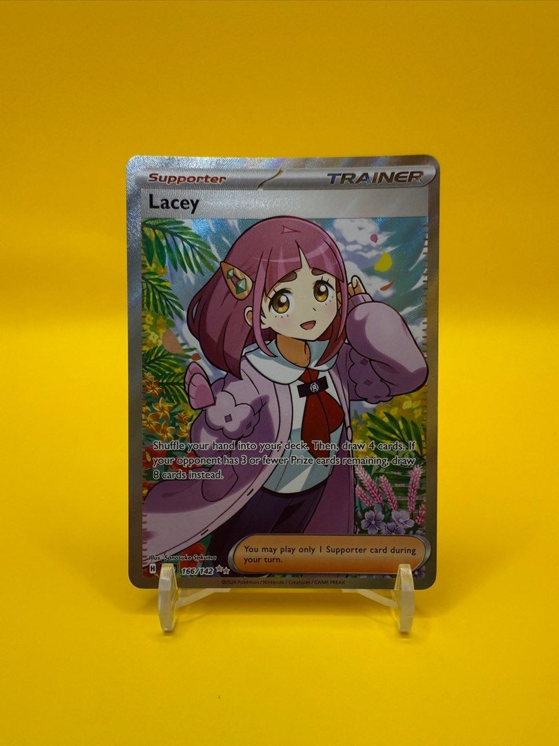 [ NM ] Lacey 166/142 Full Art Pokemon Stellar Crown ( SV07 ) ( Tracked ...