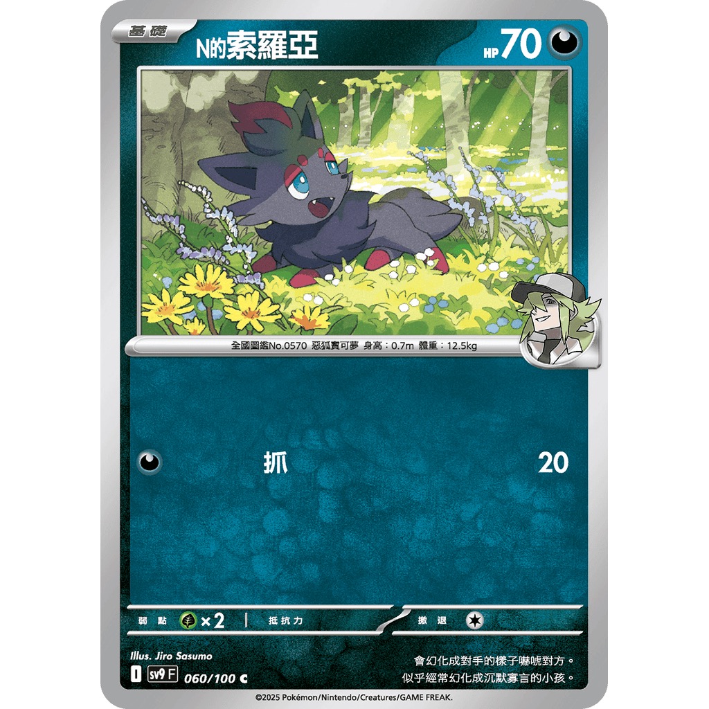 放 PTCG N的索羅亞 SV9 060/100 繁中, 興趣及遊戲, 玩具 & 遊戲類 - Carousell