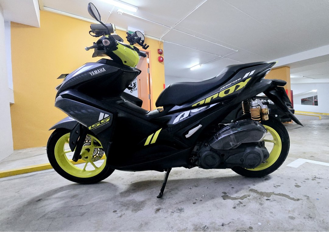 Aerox 155cc, Motorcycles, Motorcycles for Sale, Class 2B on Carousell