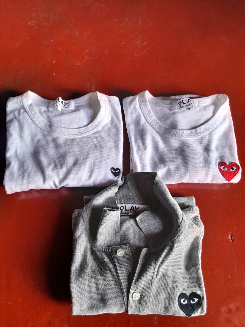ALL AUTHENTIC CDG PLAY, Men's Fashion, Tops & Sets, Tshirts & Polo ...