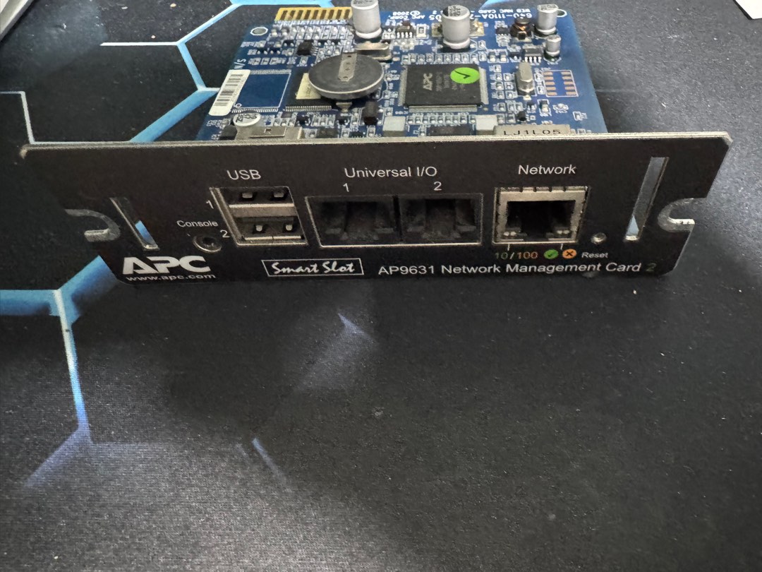 Apc Ups Network Management Card Ap9631 Computers And Tech Parts And Accessories Networking On