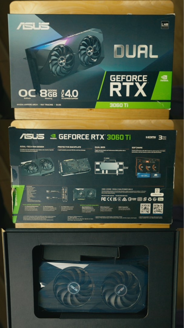 ASUS GEFORCE RTX 3060 Ti Dual OC GEFORCE RTX 3080, Computers & Tech ...