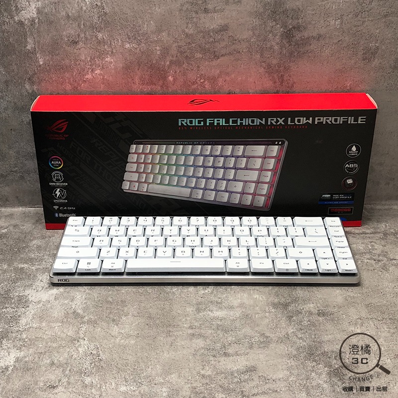 『澄橘』ASUS ROG FALCHION RX LP 青軸 白《二手 歡迎折抵》 A74385, 電腦及科技產品, 電腦周邊產品, 電腦滑鼠 ...