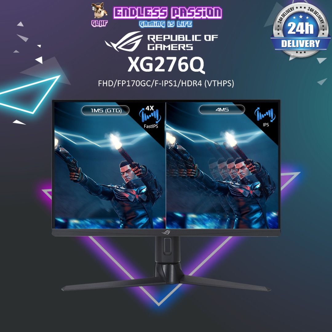 ASUS ROG Strix 27 inch Gaming Monitor XG276Q 27 inch Full HD (1920 x ...
