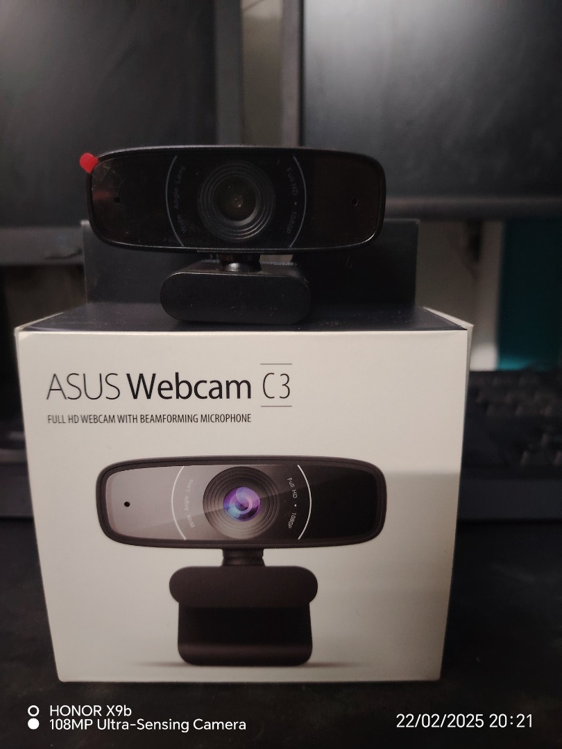 ASUS Webcam C3 - Full HD Webcam with Beamforming Microphone, Computers ...