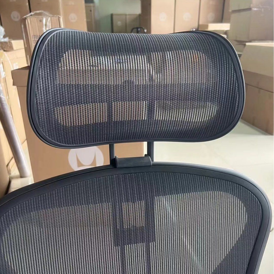 Atlas Headrest for Herman Miller Aeron – Carbon Color, Furniture & Home ...