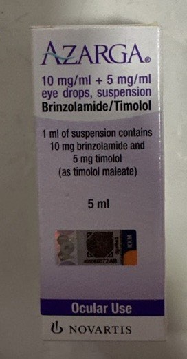 Azarga eye drops, Beauty & Personal Care, Vision Care on Carousell