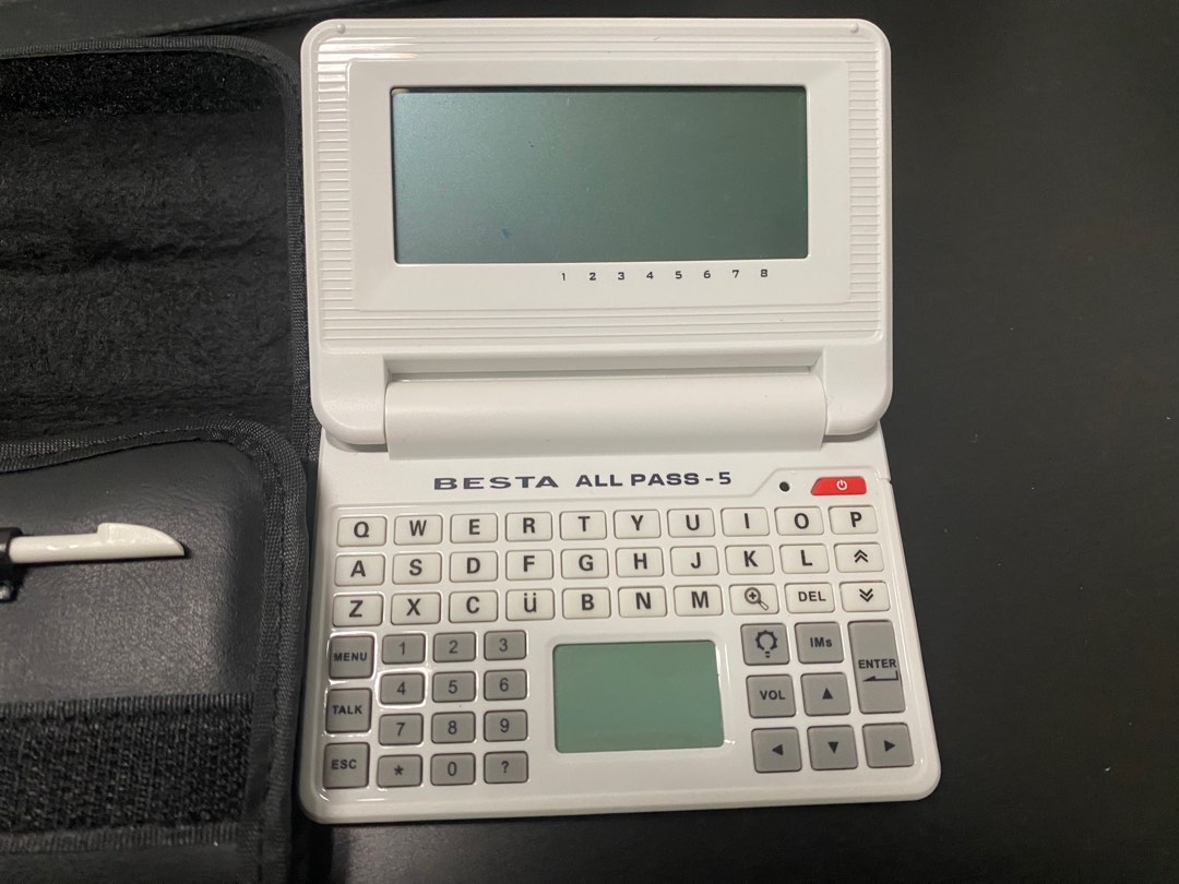 Besta All Pass 5 E-Dictionary, Mobile Phones & Gadgets, Other Gadgets ...