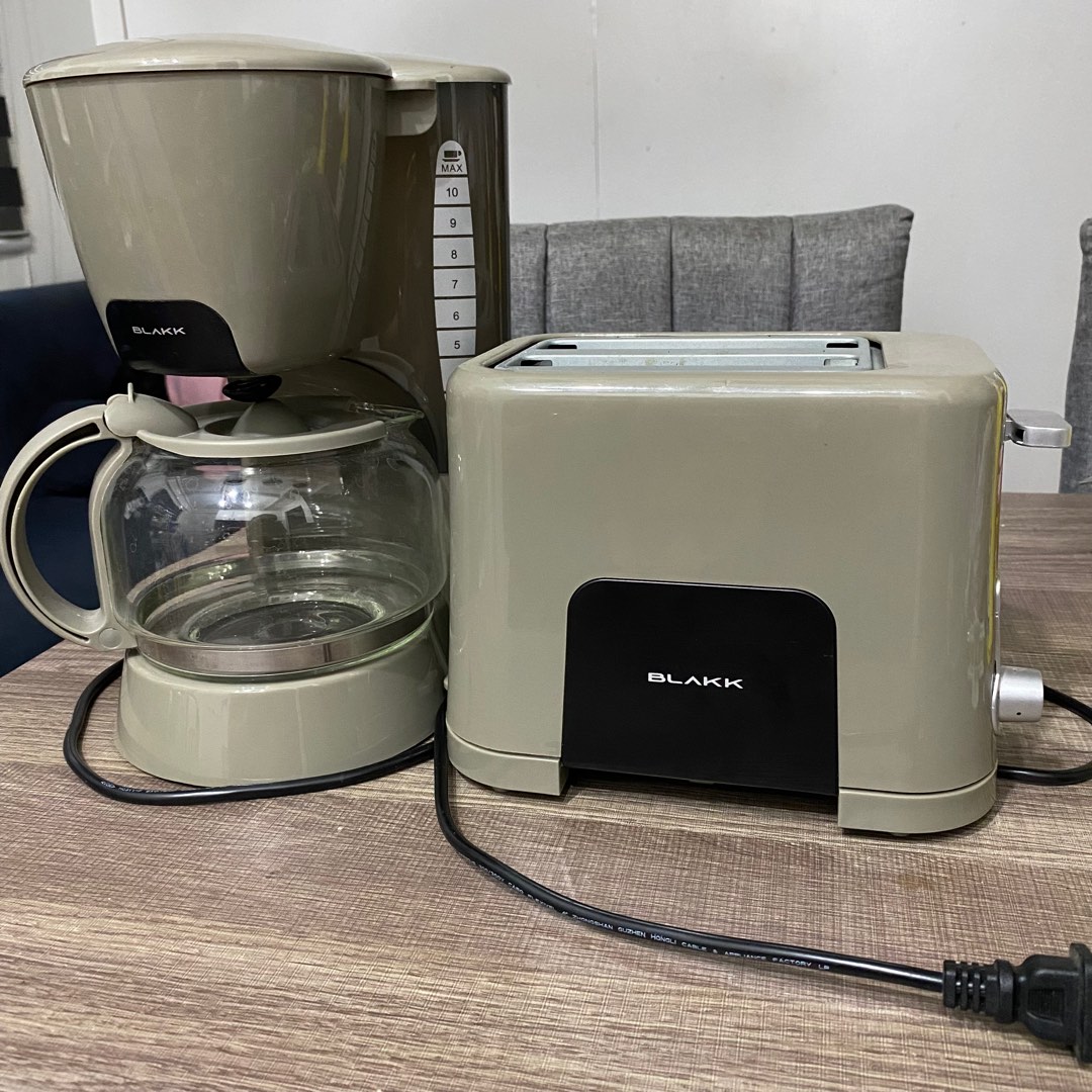 Blakk Coffee Maker & Bread Toaster, TV & Home Appliances, Kitchen ...
