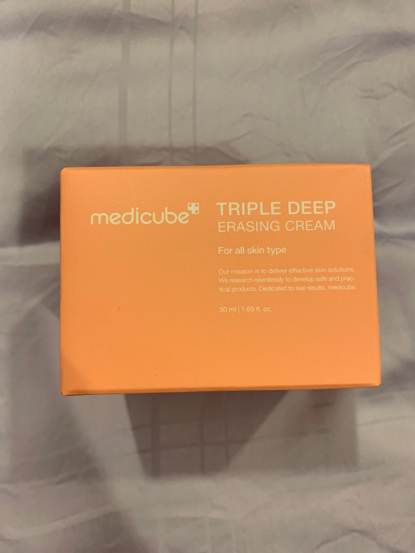 BNIB Medicube Triple Deep Erasing Cream 50ml, Beauty & Personal Care ...