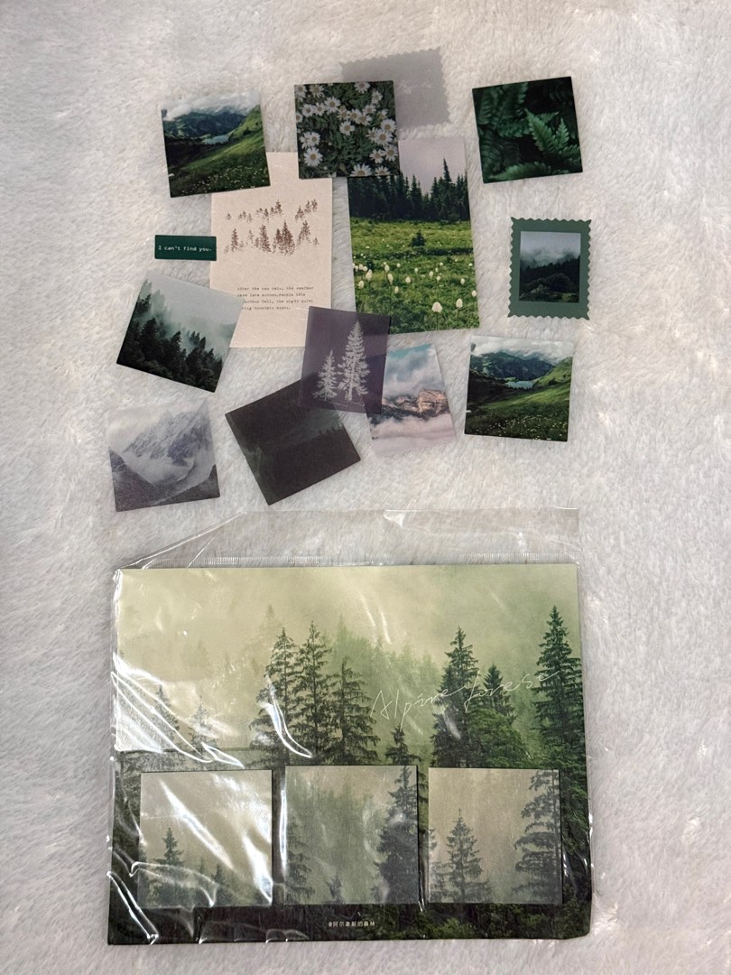 [BNIB] Sticky Notes and Scrapbook Craft/Papercraft Collage Paper ...