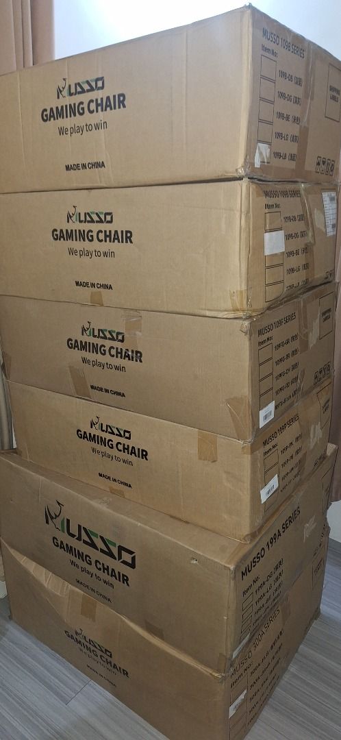 Brand New Musso 109P Blazer Series Gaming Chair PU Leather White ...