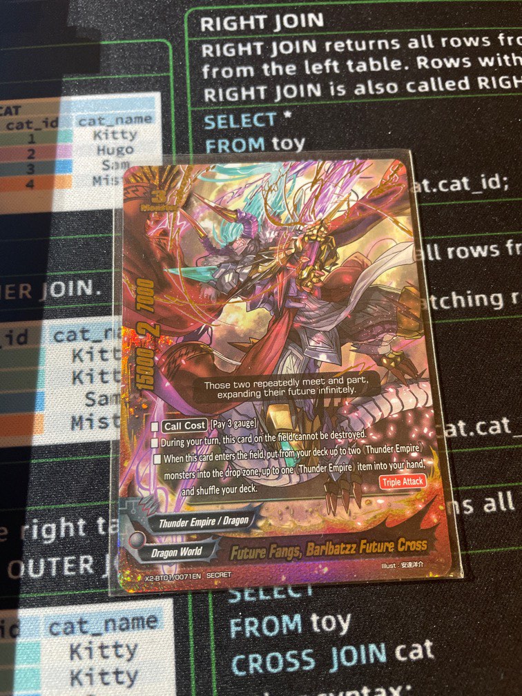 BuddyFight | Future Fangs, Barlbatzz Future Cross, Hobbies & Toys, Toys ...