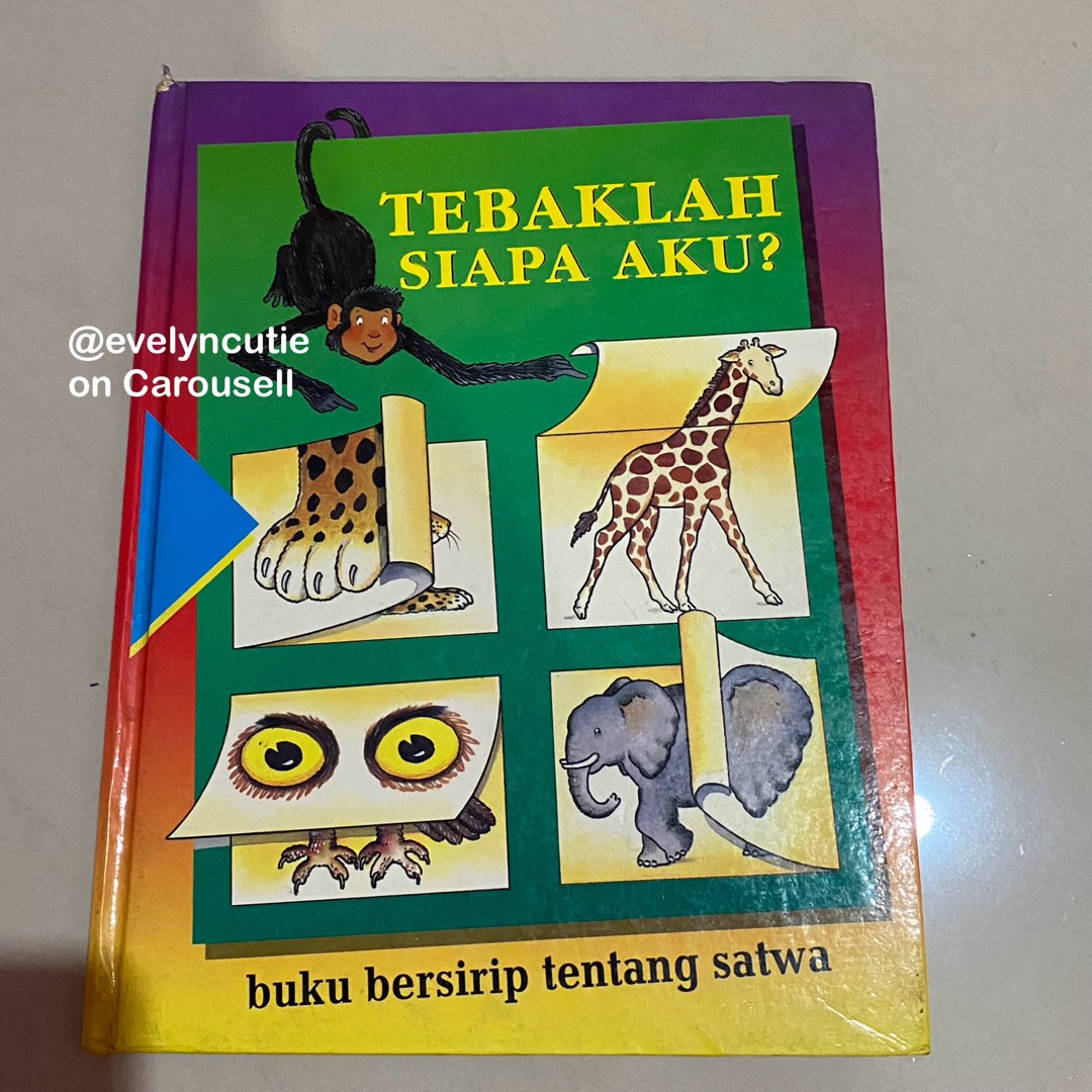 Buku Anak hewan satwa children books Tebak Siapakah Aku? buku buka ...