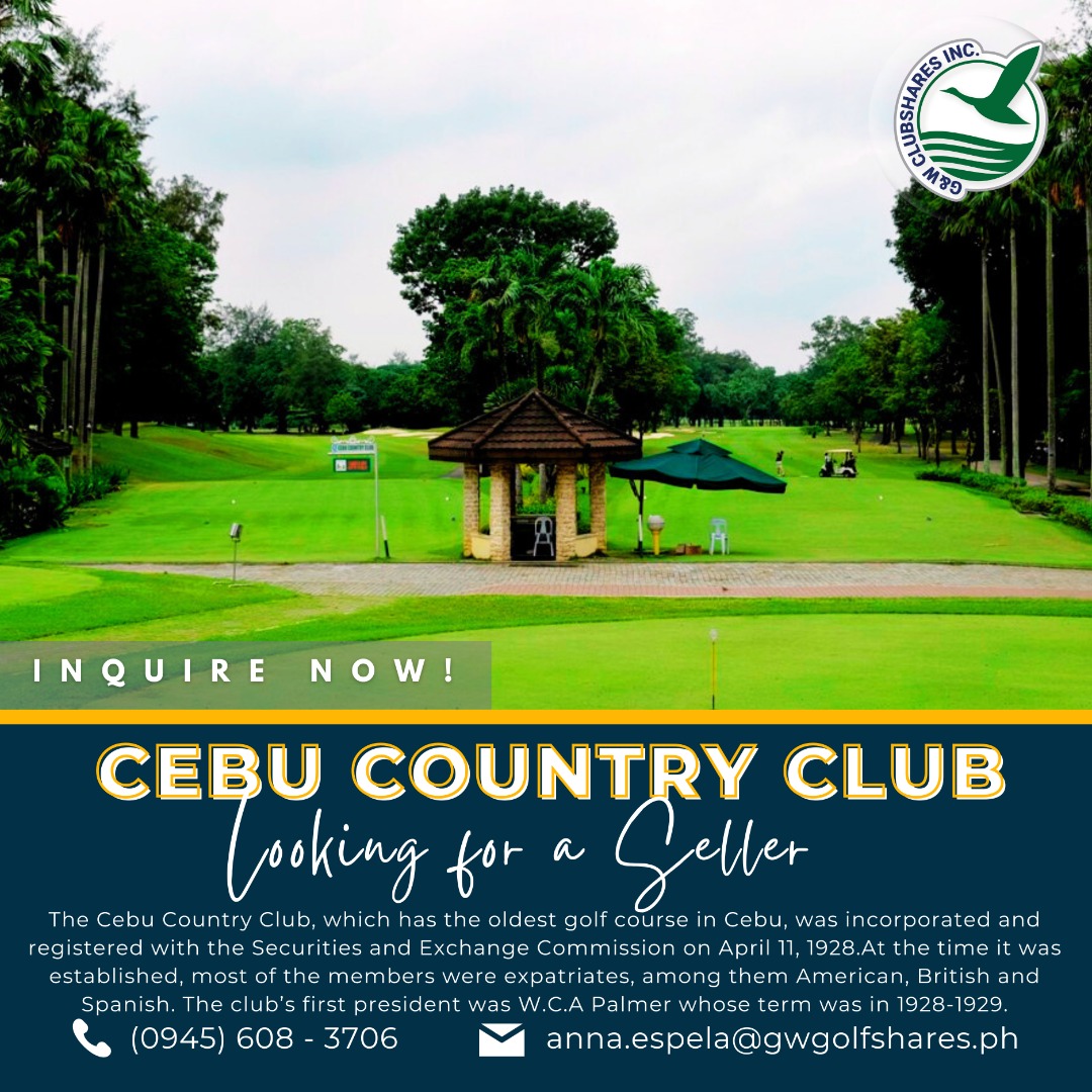 CEBU COUNTRY CLUB SHARE: LF SELLER, Sports Equipment, Sports & Games ...