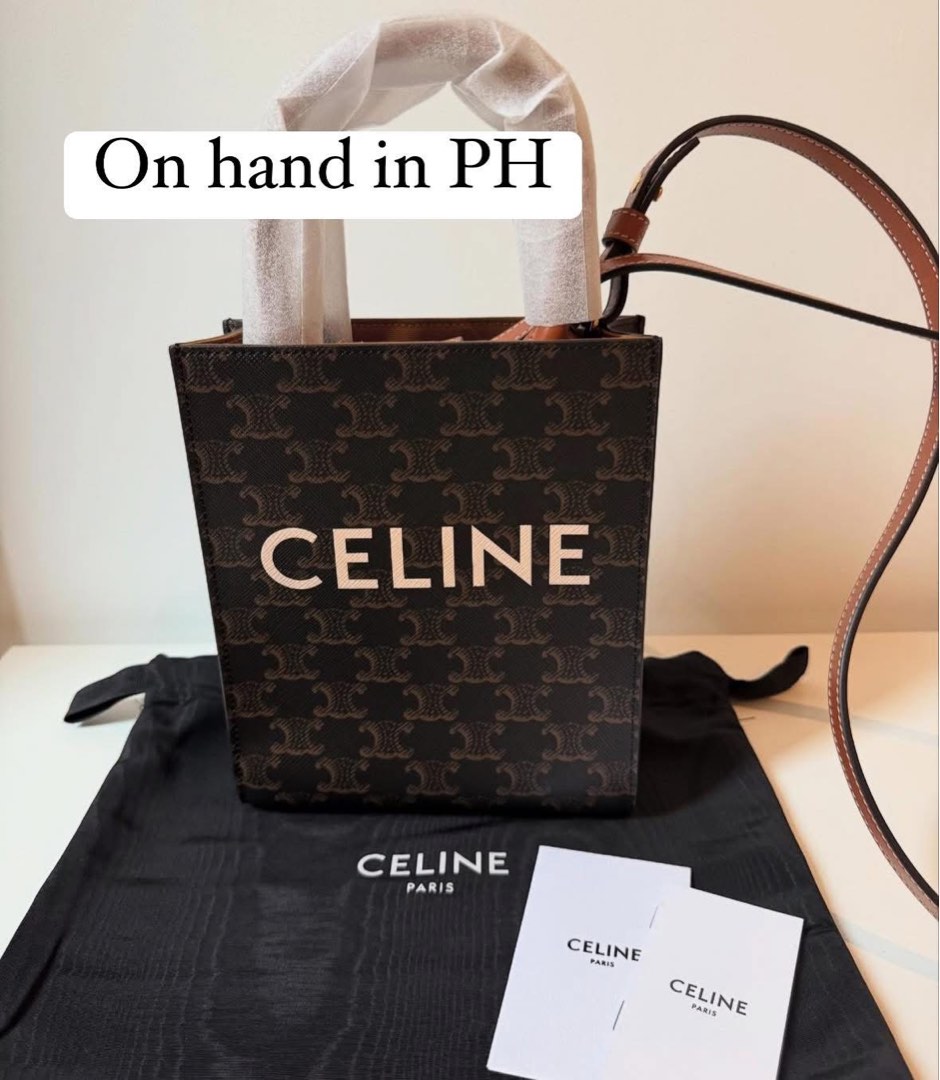 Celine Mini Triomphe Bag, Luxury, Bags & Wallets on Carousell