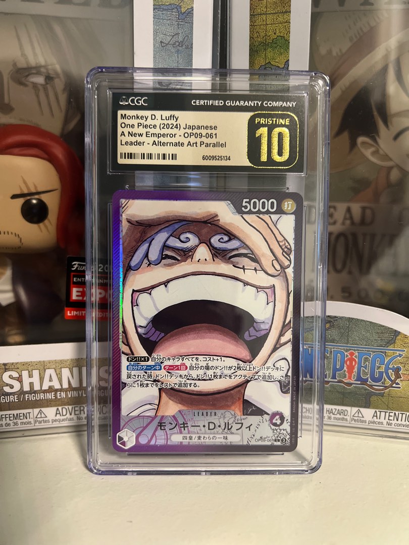 CGC 10 PRISTINE JAPANESE ONE PIECE 2024 Monkey D. Luffy OP09-061 A NEW EMPEROR, Hobbies & Toys ...