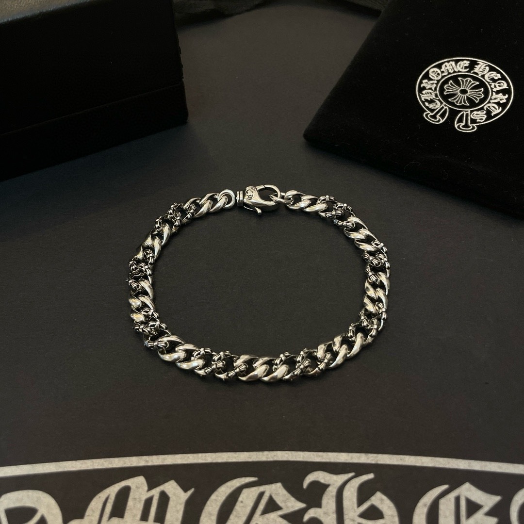 Chrome Hearts Classic Retro Cuban Bracelet, Men's Fashion, Watches ...