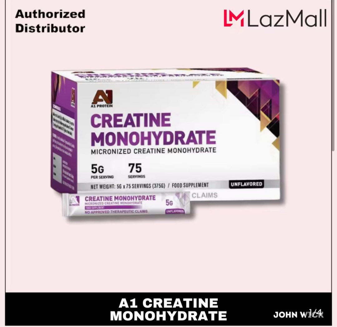 Creatine monohydrate, Health & Nutrition, Health Supplements, Health ...