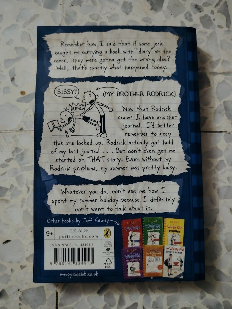 Diary Of A Wimpy Kid Rodrick Rules by Jeff Kinney | Teens | Young ...