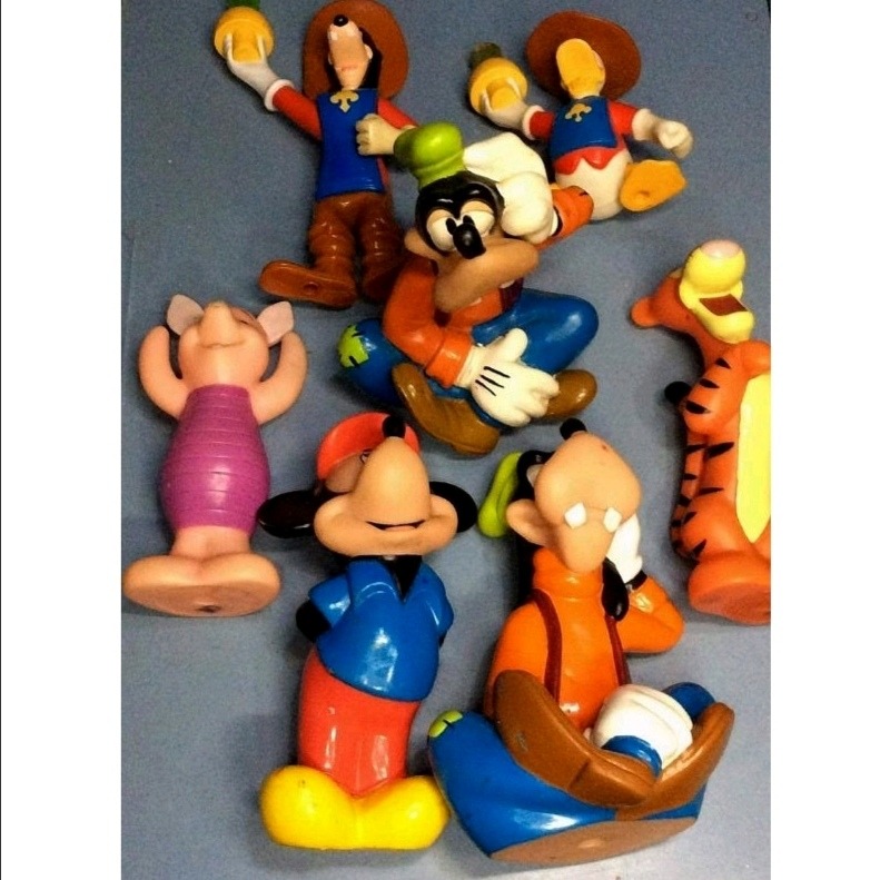 Disney Rubber Bath Toys and Musketeers (also can be sold per piece ...