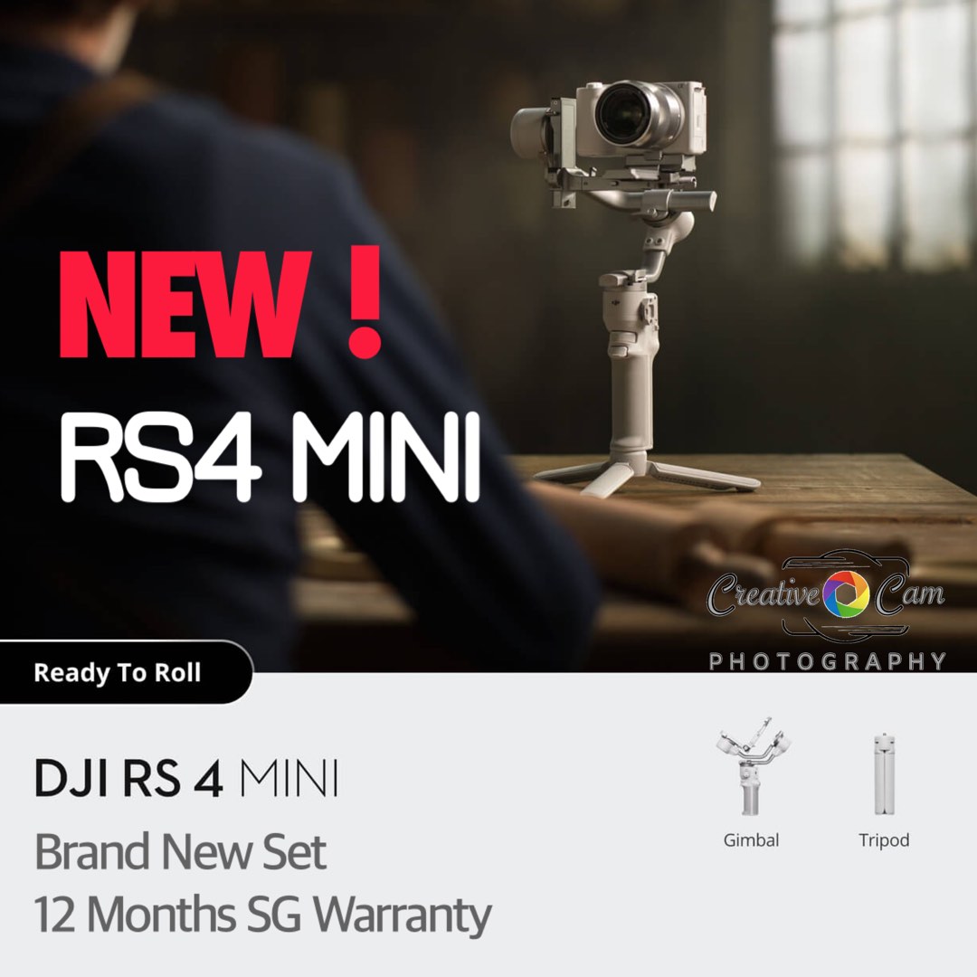 DJI RS 4 Mini Gimbals Stabilizer | RS4, Photography, Photography Accessories, Gimbals ...