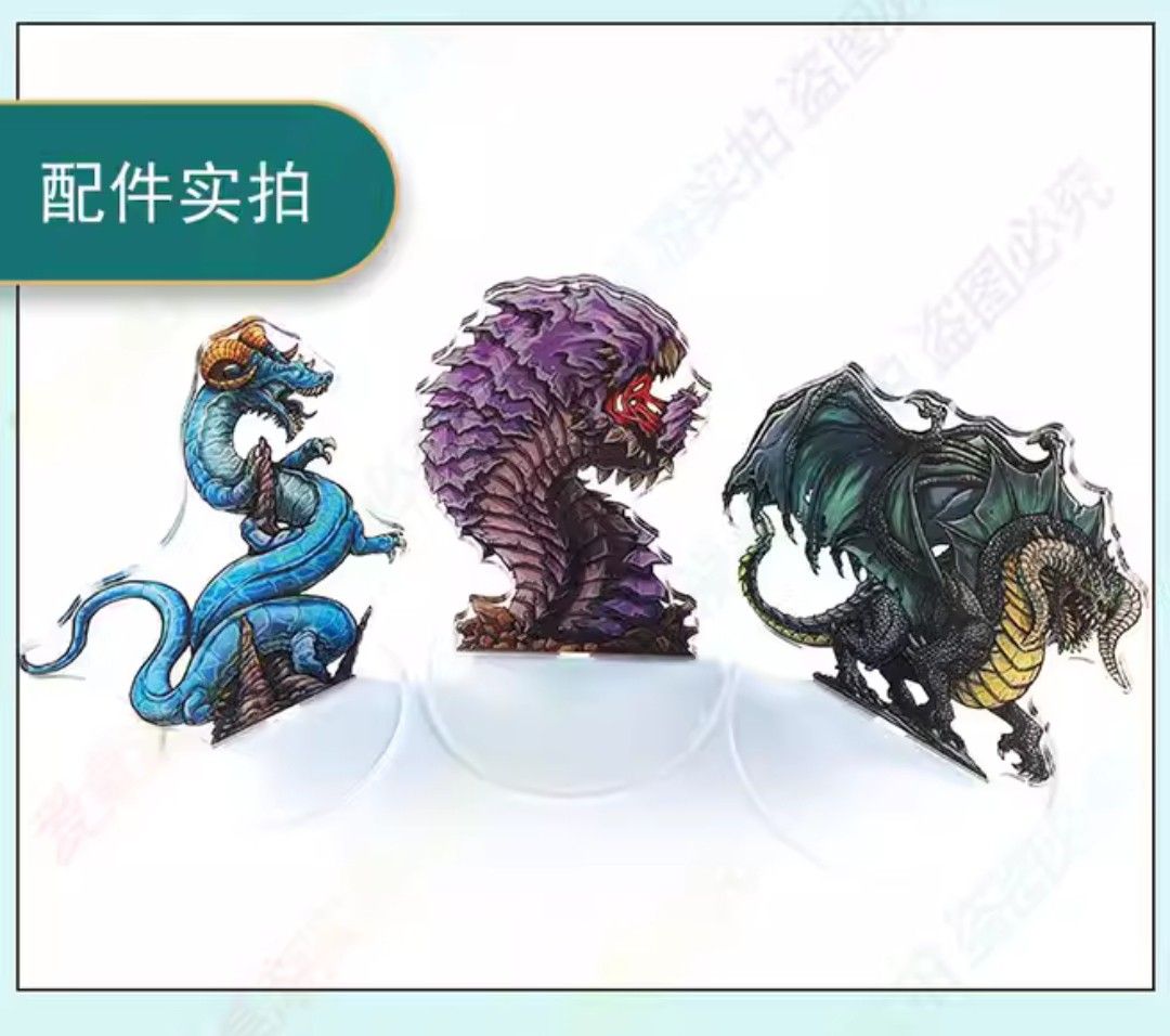 DnD Roleplay Acrylic Underground Monsters Minion Standee RPG Double ...