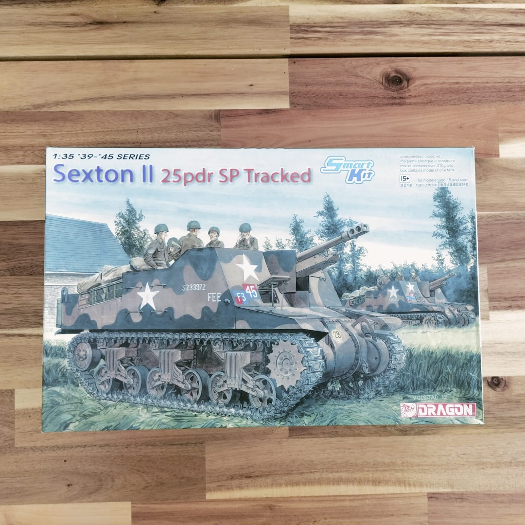 Dragon 6760 1/35 Sexton II 25 pdr SP Tracked, Hobbies & Toys, Toys ...