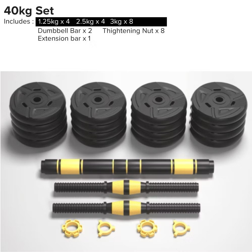 Dumbbell Set-40kg, Sports Equipment, Exercise & Fitness, Weights ...