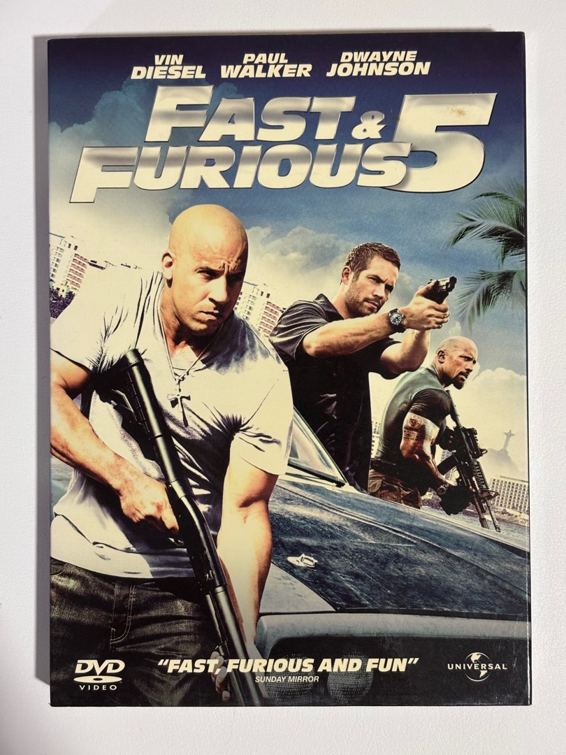 DVD Movies - Fast & Furious 5 (VIN DIESEL), Hobbies & Toys, Music ...