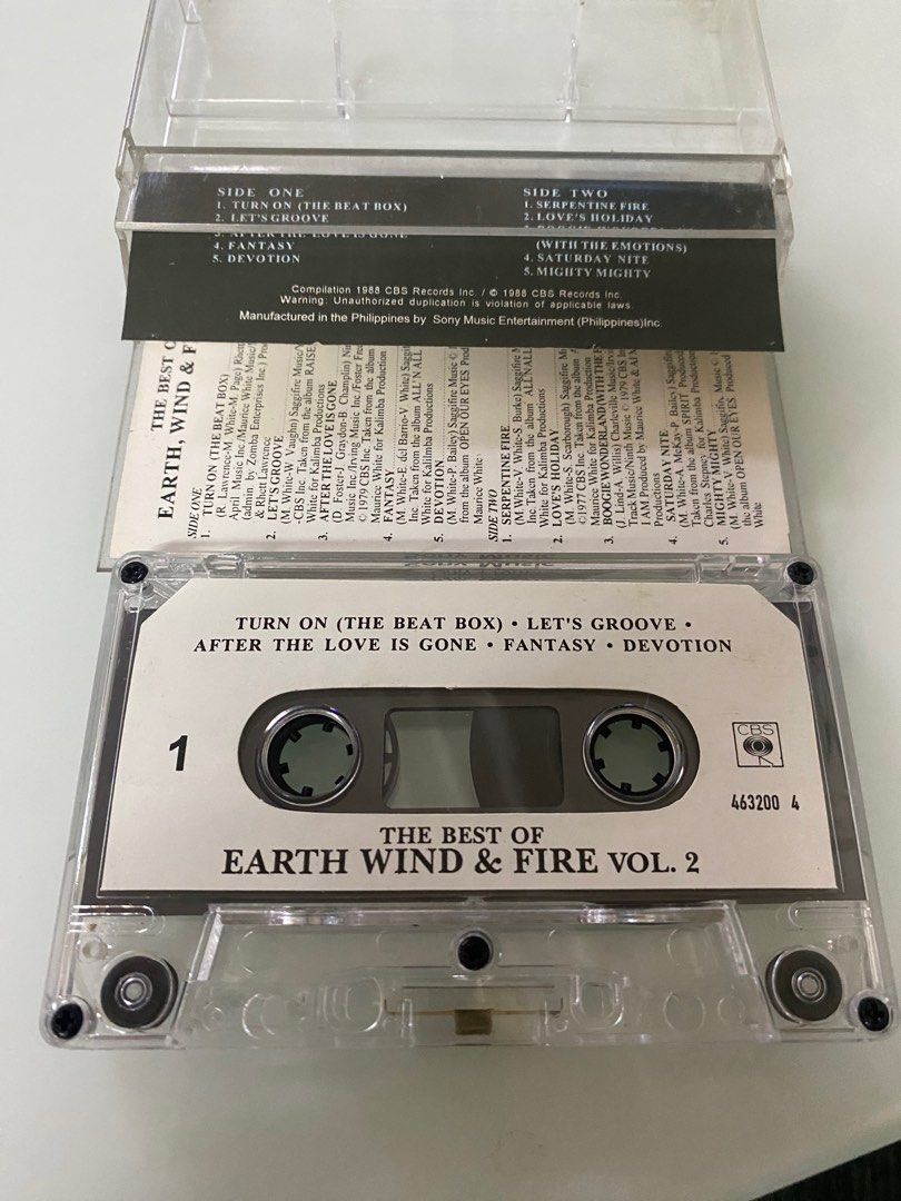 EARTH WIND & FIRE EWF E.W.F. The Best of Volume II PHILIPPINES Original ...