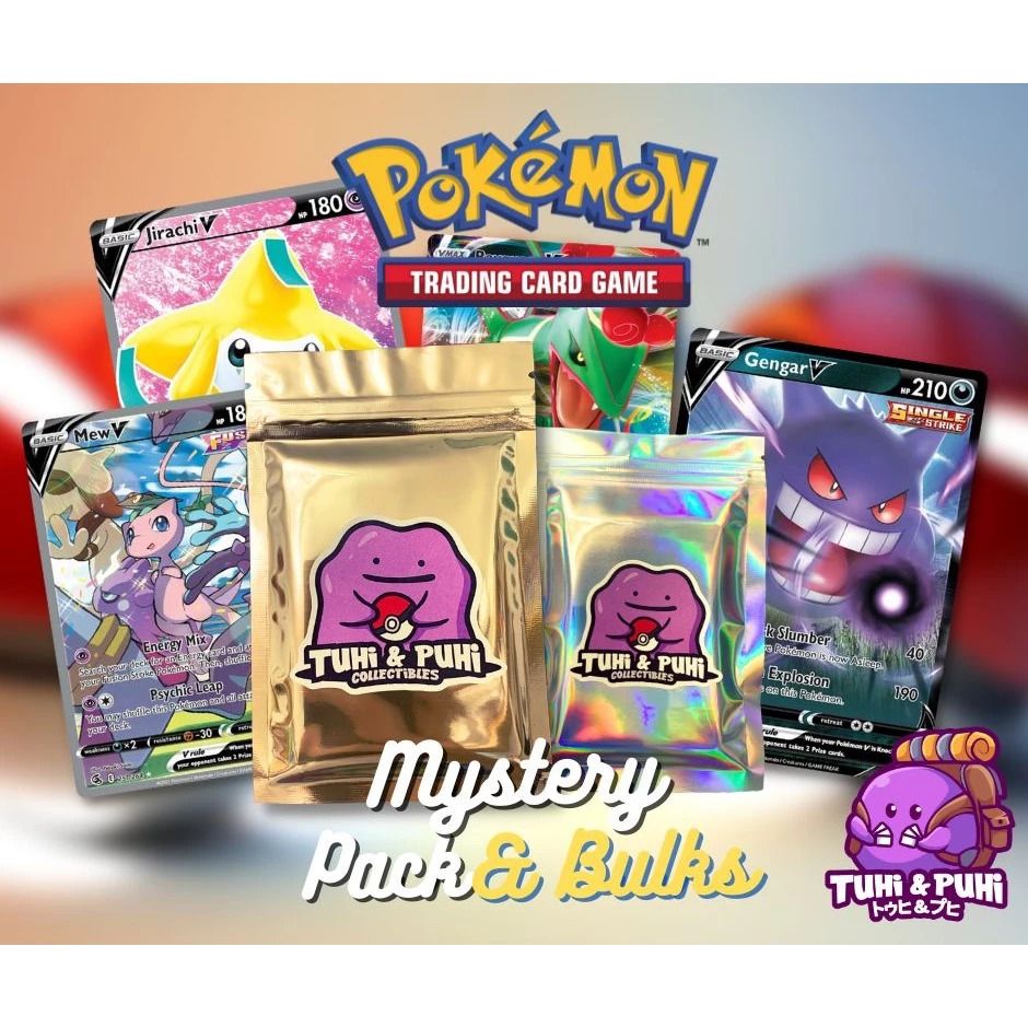 [English Only][Pokemon TCG] Authentic Pokemon Cards Mystery Packs ...