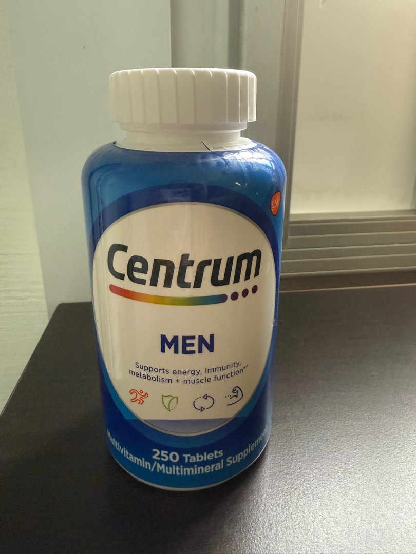 [Expiry: 08/26] 250 tablets CENTRUM Multivitamin for Men, Multivitamin ...