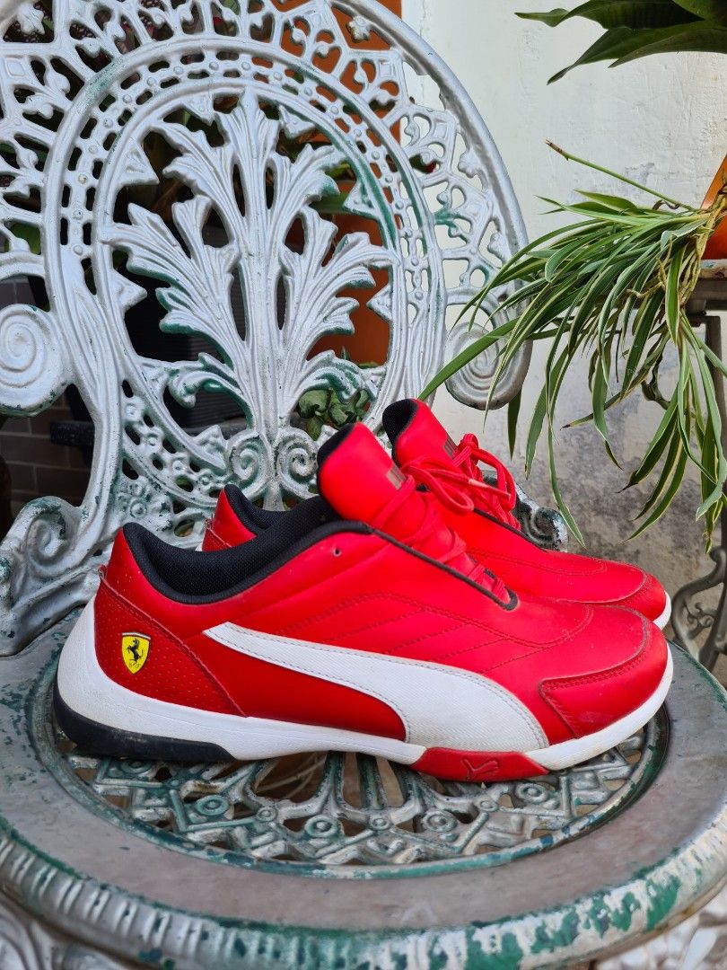 Ferrari x Puma Kart Cat 3 'Rosso Corsa', Men's Fashion, Footwear ...