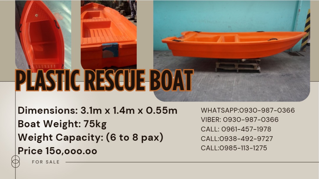 FOR SALE!! PLASTIC RESCUE BOAT, Everything Else, Looking For on Carousell