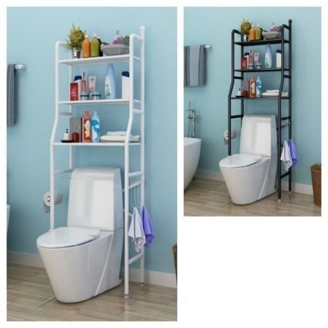 (FREE DELIVERY) Bathroom Toilet 3 Tier Rack, Furniture & Home Living ...