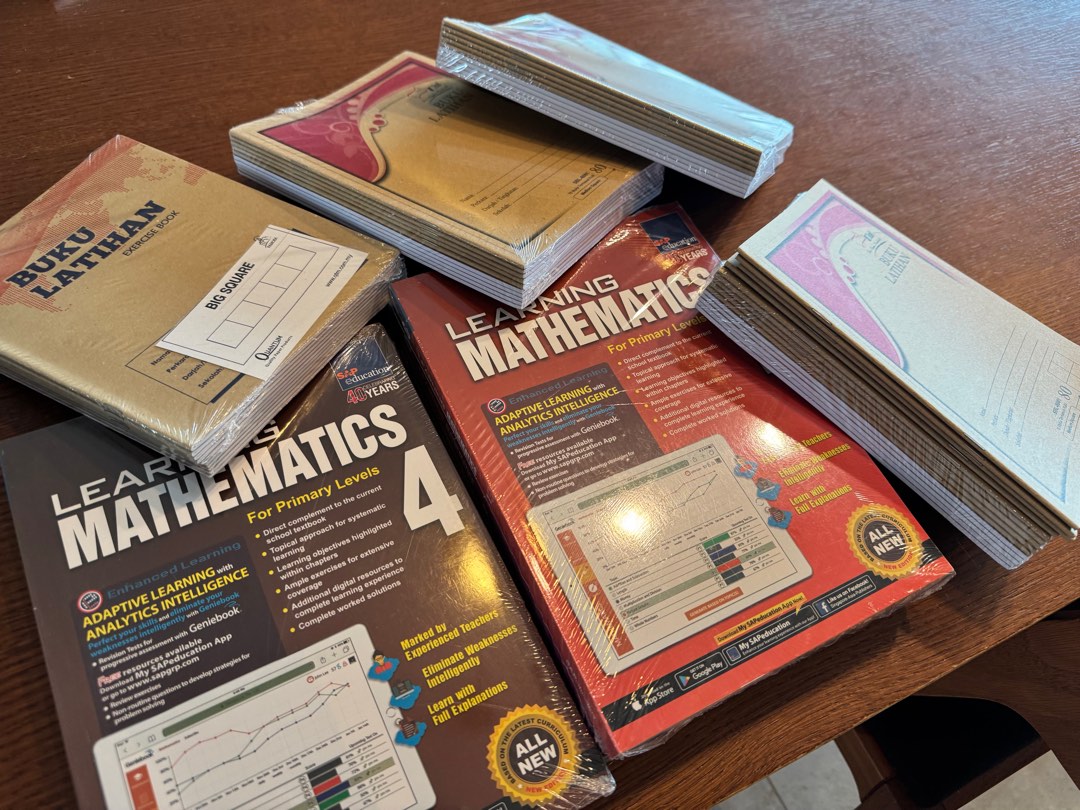 Free exercise book and mathematic book for primary, Hobbies & Toys ...