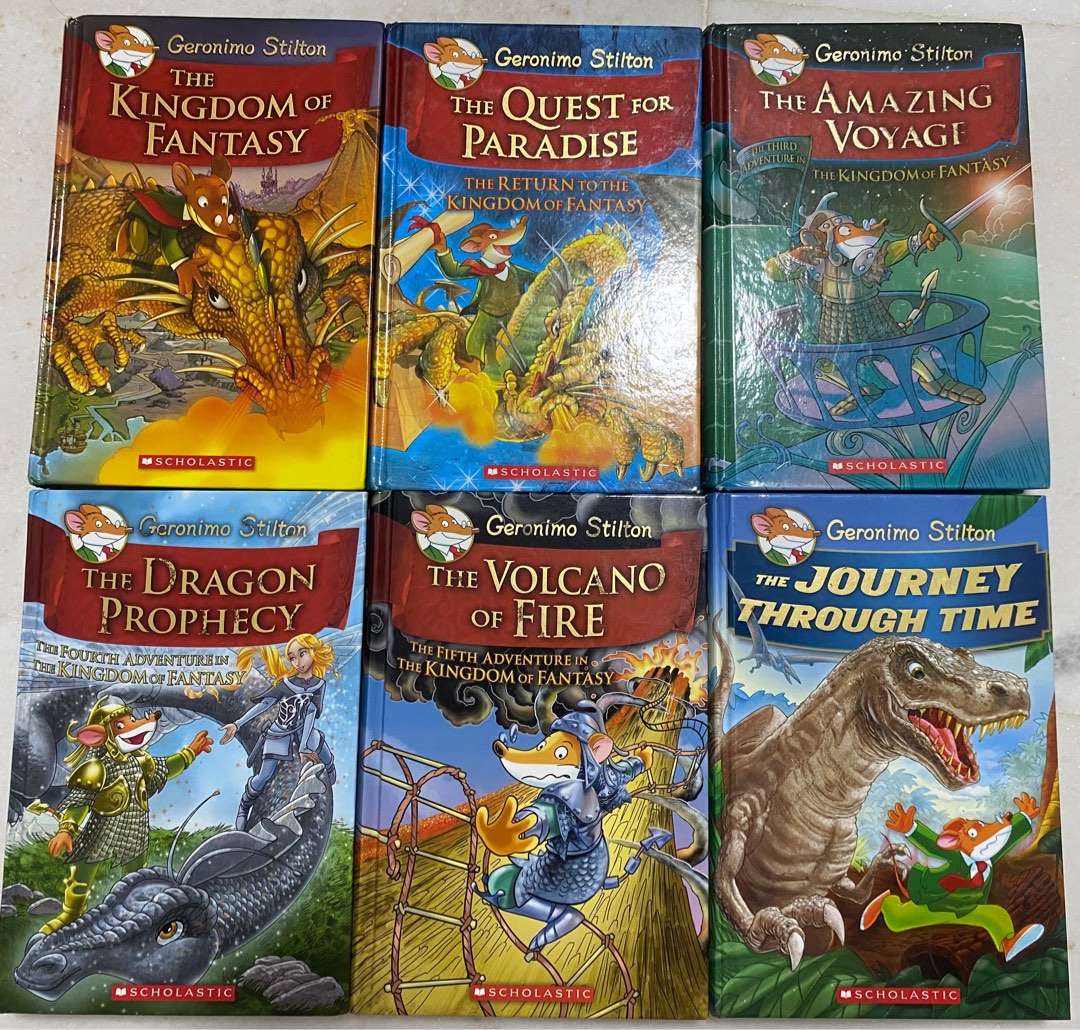 Geronimo stilton kingdom of fantasy book 1-5, Journey through time ...