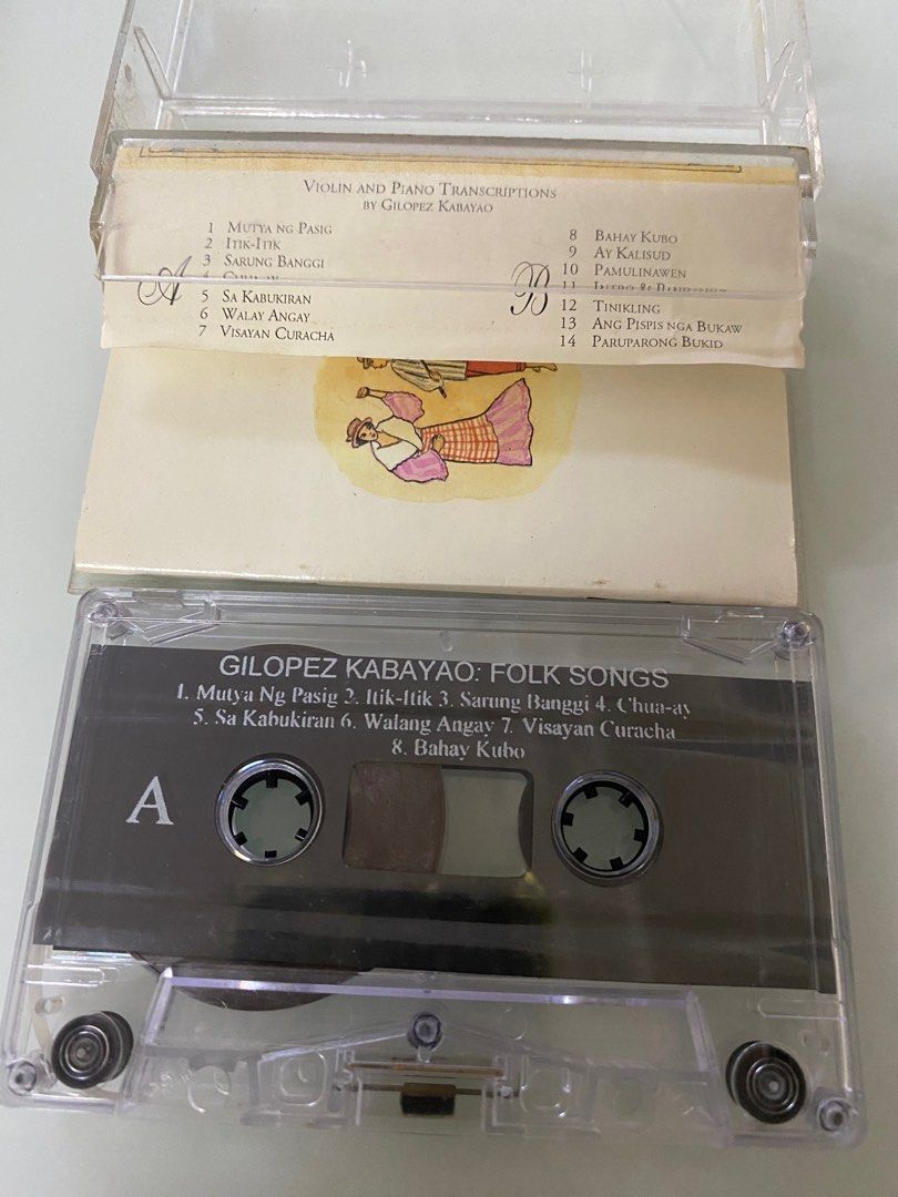 Gilopez Kabayao Plays Philippine Folk Songs - OPM Original Music Album Cassette Tape - Preloved ...