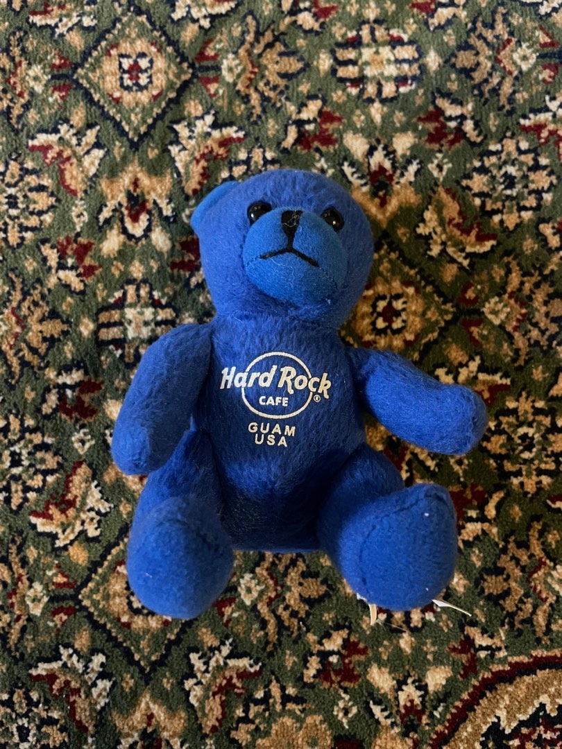 Hard Rock Guam Mini Plush Bear, Hobbies & Toys, Toys & Games on Carousell