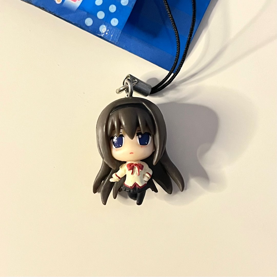 homura akemi puella magi madoka magica anime phone charm keychain anik ...