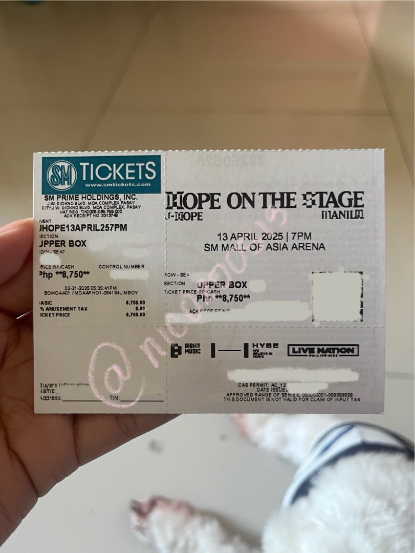 HOPE ON THE STAGE HOTS TICKET, Tickets & Vouchers, Event Tickets on ...