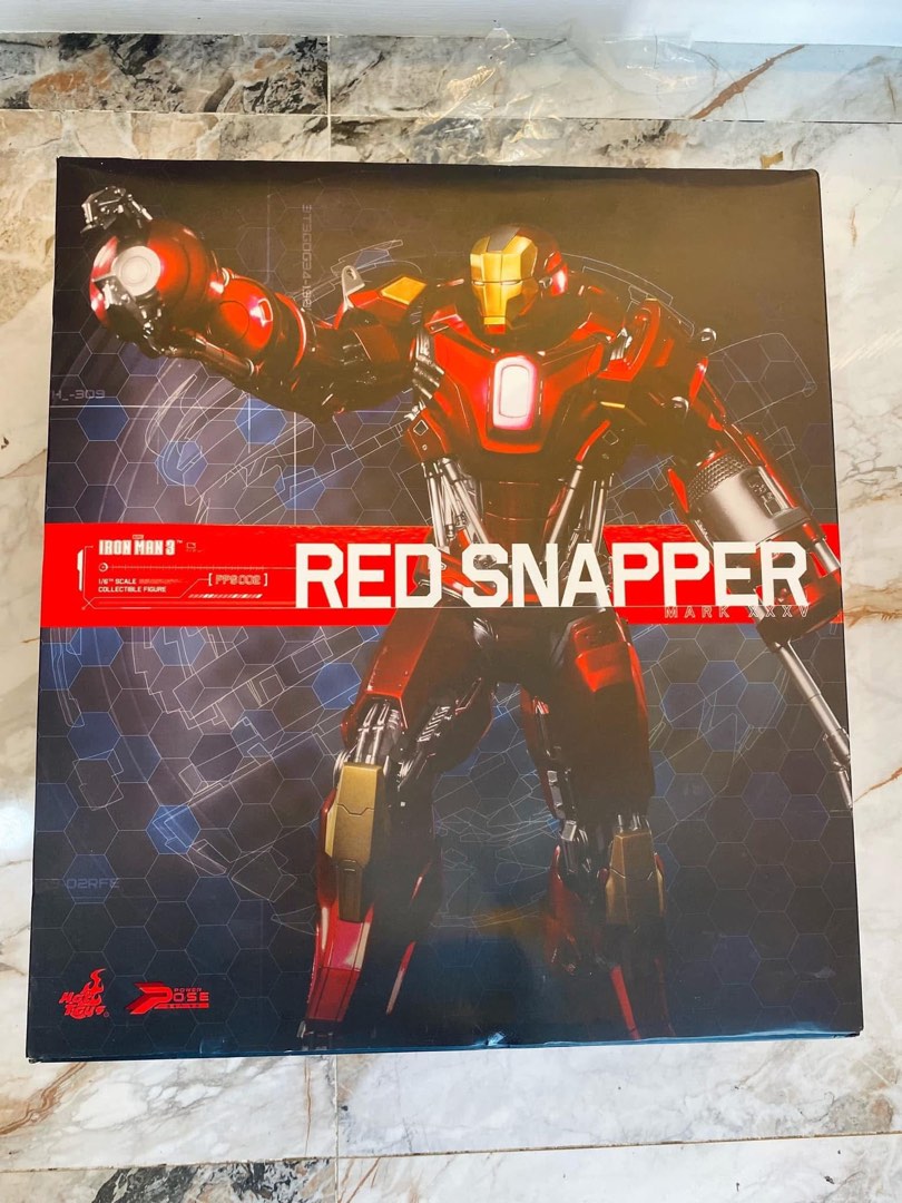 HOTTOYS REDSNAPPER IRONMAN, Hobbies & Toys, Toys & Games on Carousell